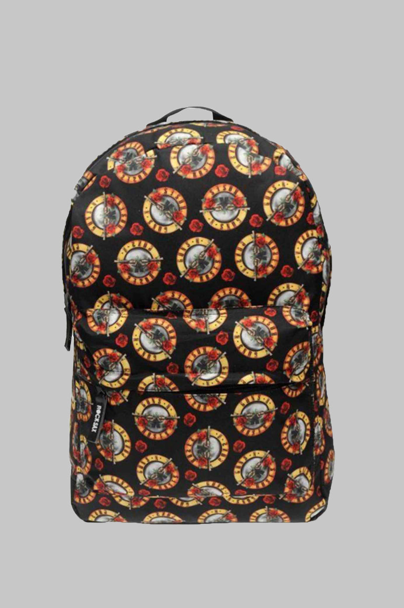 Guns N' Roses Red Roses Allover print Backpack