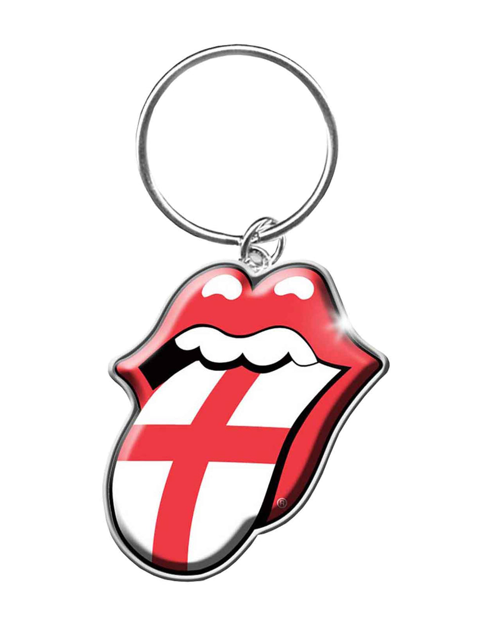 The Rolling Stones Keyring England Tongue Keychain